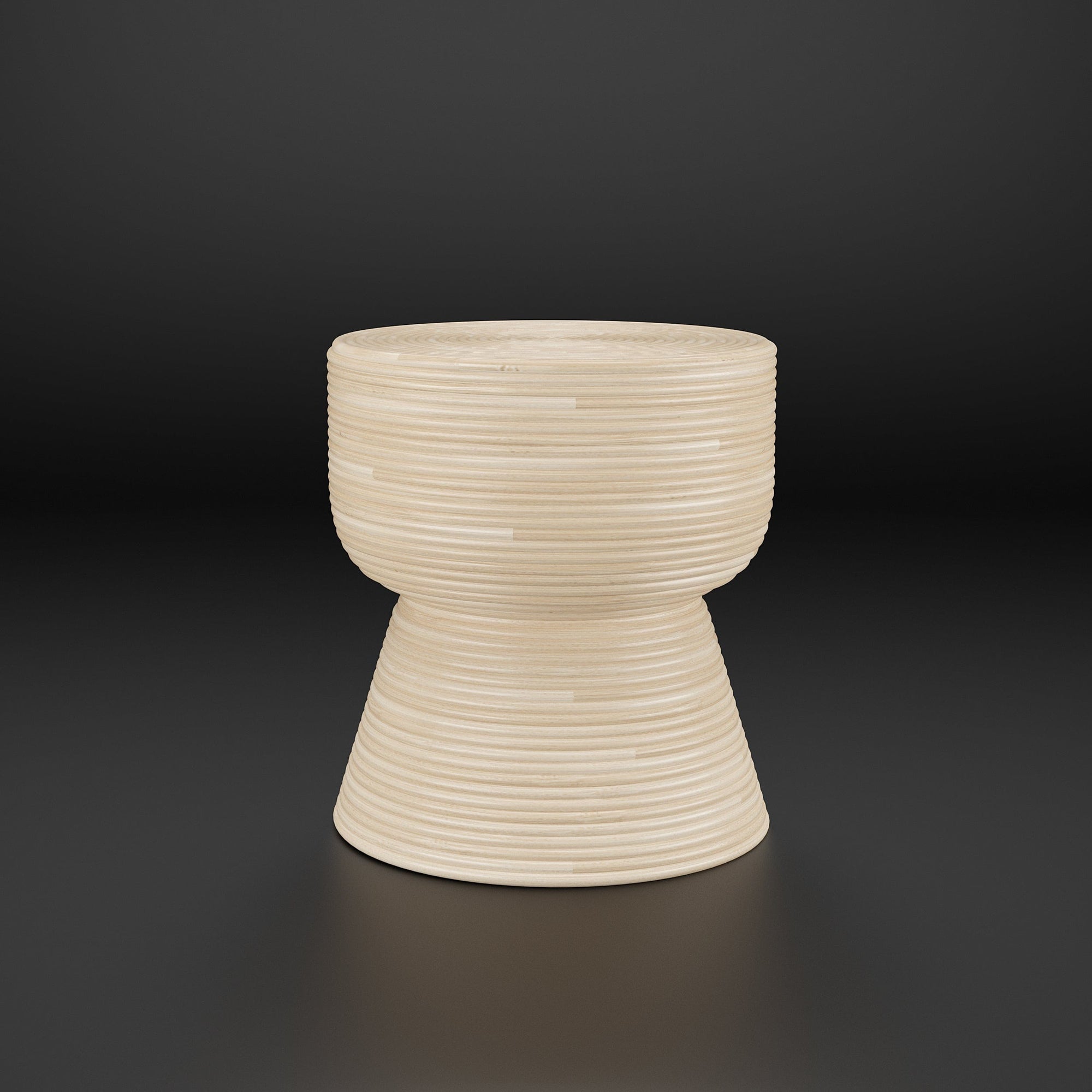 Japandi Side Table and Stool - Alya - Mojo Boutique