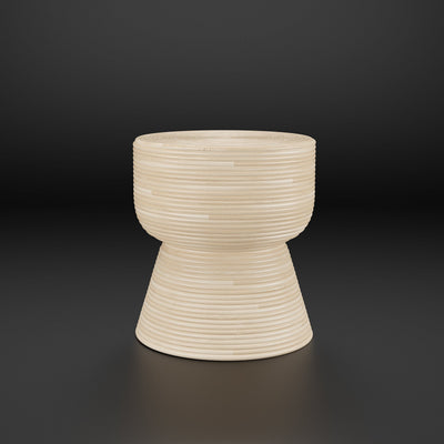 Japandi Side Table and Stool - Alya - Mojo Boutique