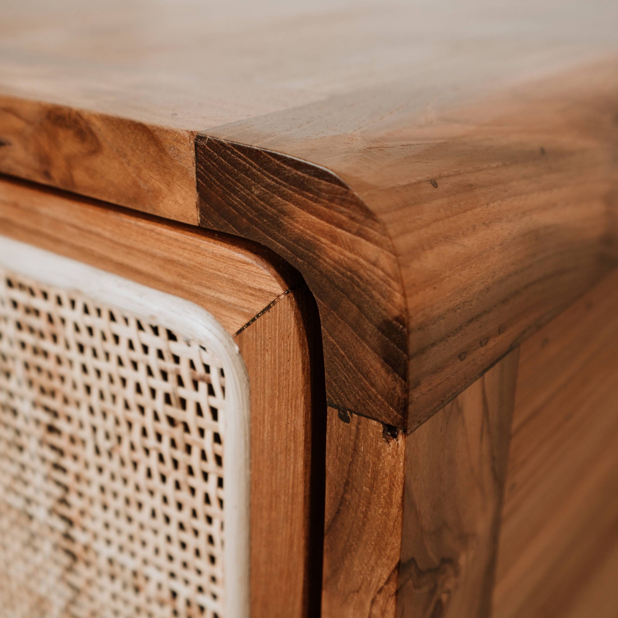 Rustic Wooden Bedside Tables - Mojo Boutique